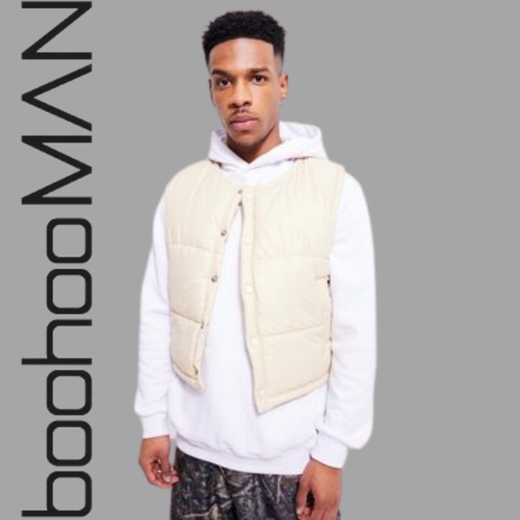 Boohoo Mens | Jackets & Coats | Boohoo Man Extreme Boxy Puffer Vest ...